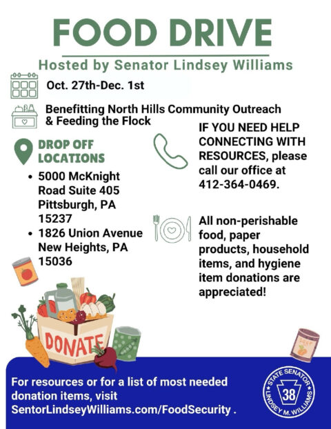 Food Drive - Senator Lindsey Williams